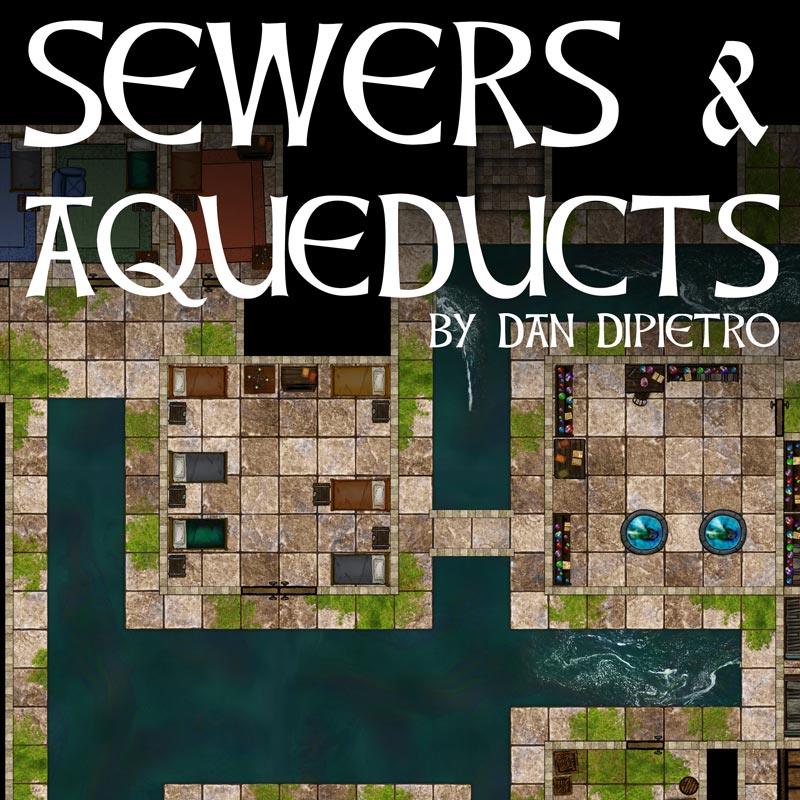 Sewers & Aqueducts Digital Maps – Dungeons By Dan
