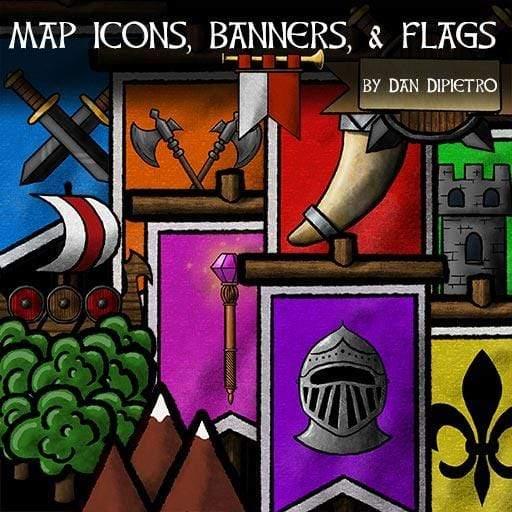 Map Icons, Banners, And Flags – Dungeons By Dan